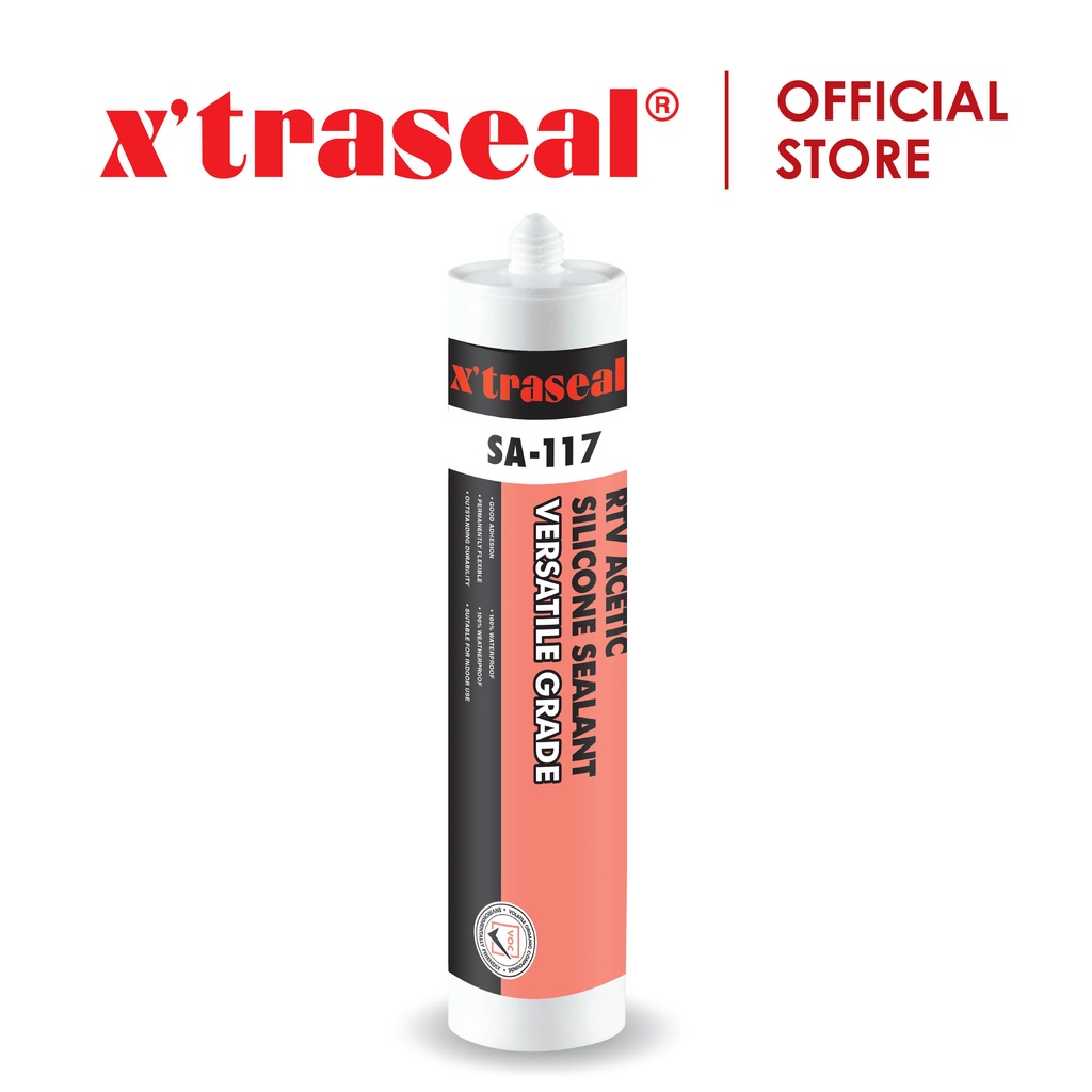 X'traseal SA-117 Versatile Grade RTV Acetic Silicone Sealant 200g | Shopee Malaysia