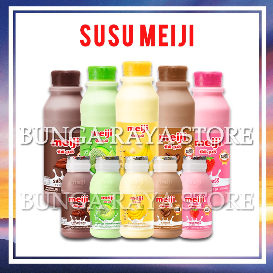 [READY STOCK] MEIJI PASTEURIZED MILK AIR SUSU MEIJI THAI SUSU PISANG ...
