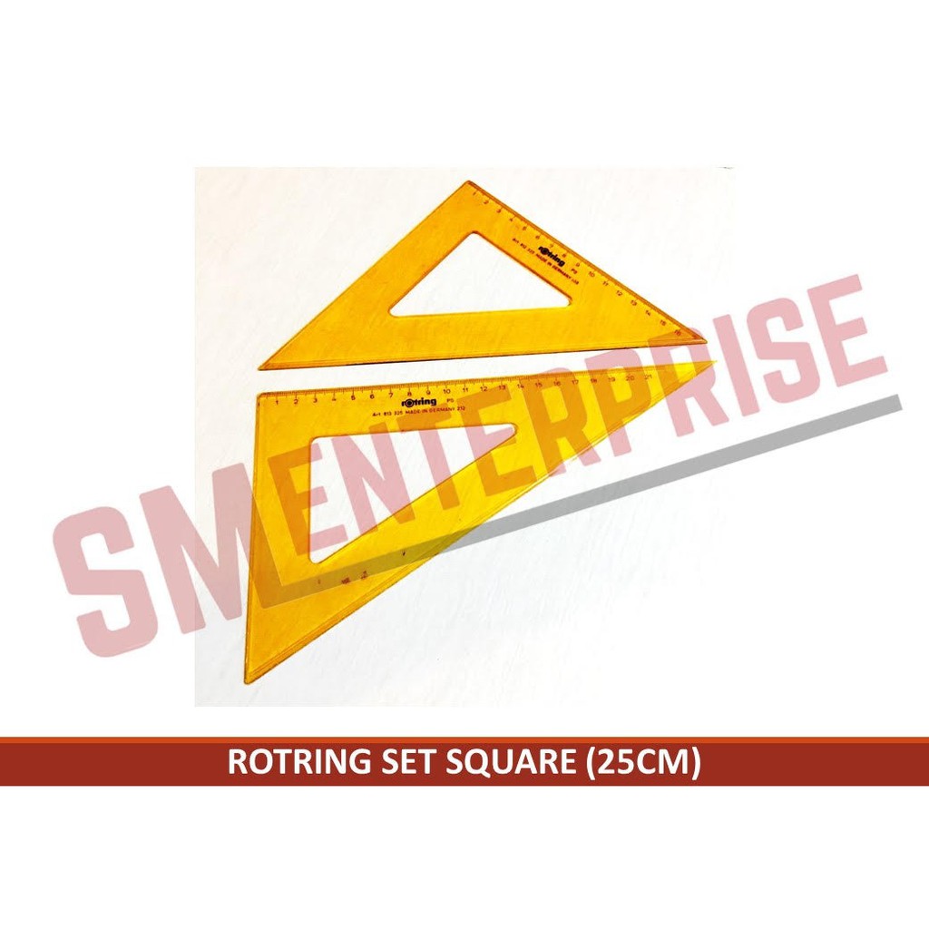 Rotring Set Square (25cm) | Shopee Malaysia