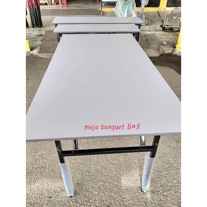 MEJA BANQUET SAIZ 6X3 DAN MEJA BANQUET SAIZ 4X2 | Shopee Malaysia