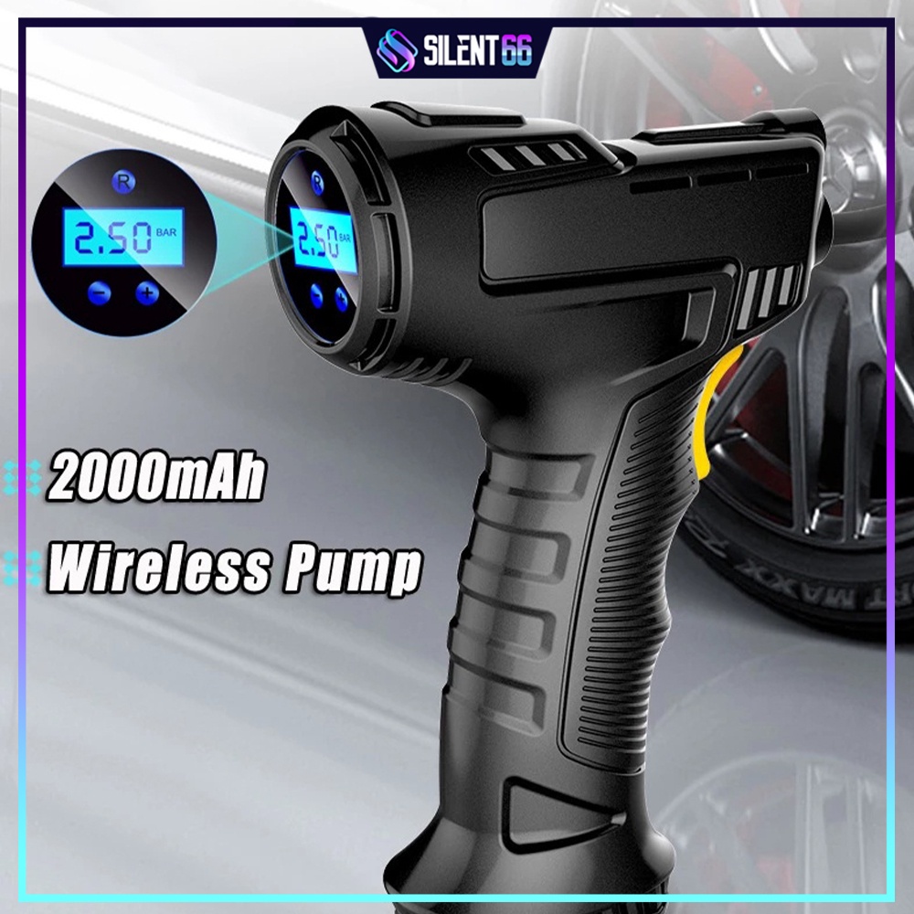 READY STOCK Electric Air Pump Tyre Car Inflator Portable Pump Tayar ...