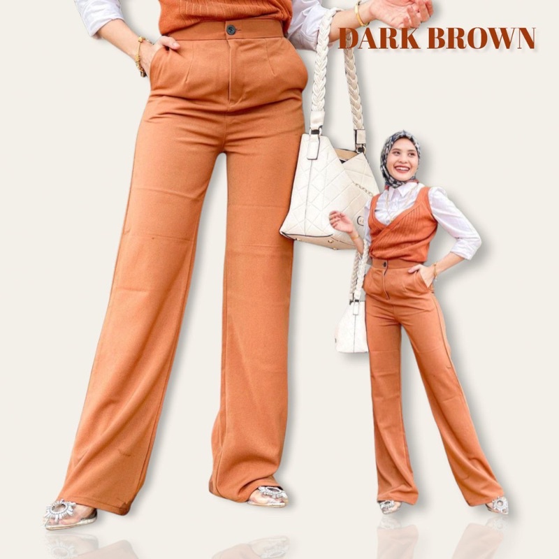 [READY STOCK LOCAL]PALAZO BOOTCUT SLIM EFFECT PALAZO SONGLAR SELUAR ...