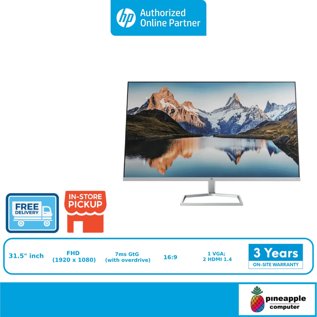 HP M32f FHD Monitor (2H5N0AA) | 31.5" Inch | FHD (1920 x 1080) | VA ...