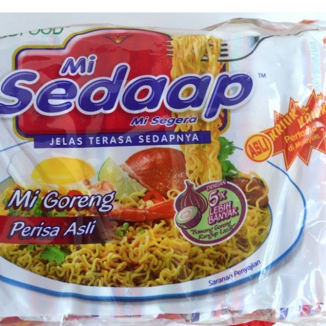 MI sedaap MI goreng perisa Asli kriuk kriuk | Shopee Malaysia