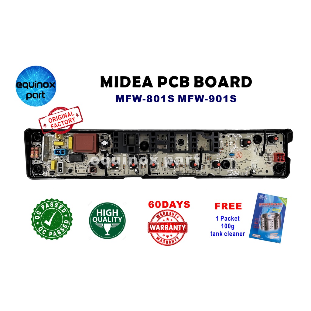 Midea MFW-801S MFW-901S Washing Machine PCB Board | Shopee Malaysia