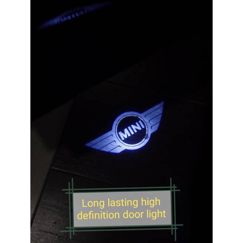Mini Cooper door light welcome light courtesy puddle light super HD ...