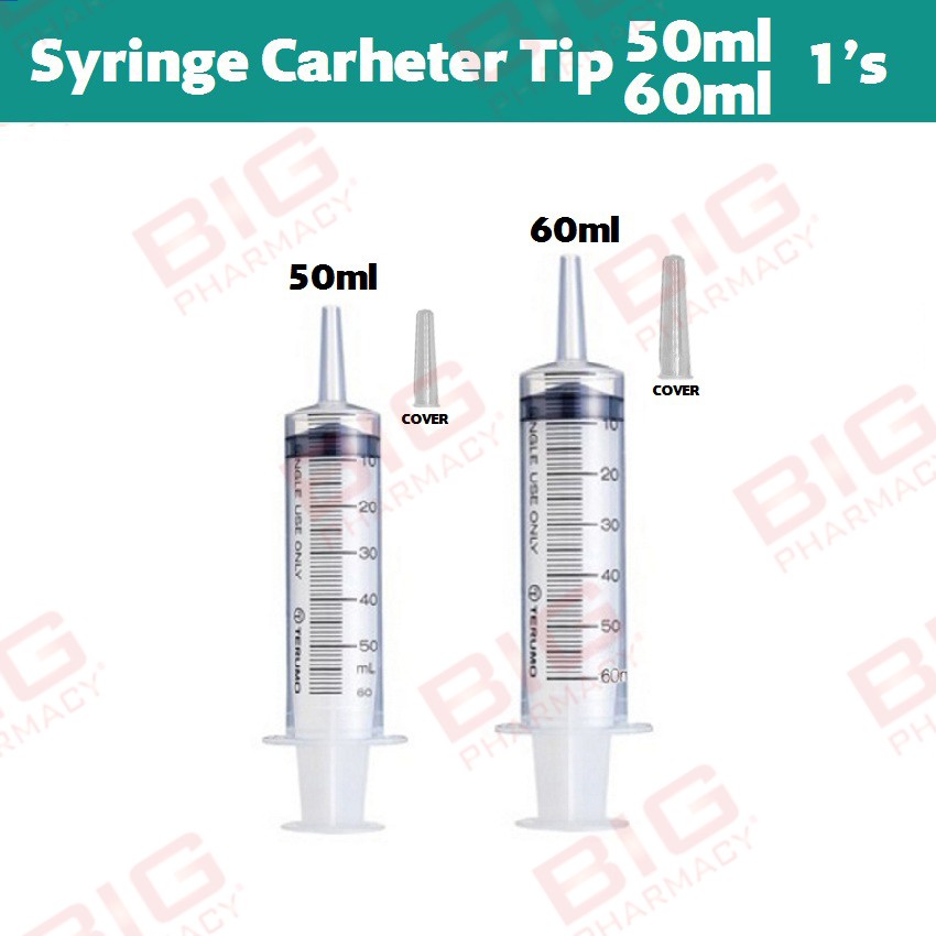 Terumo Syringe Catheter Tip 50ml/50cc,60ml/60cc 1's | Shopee Malaysia