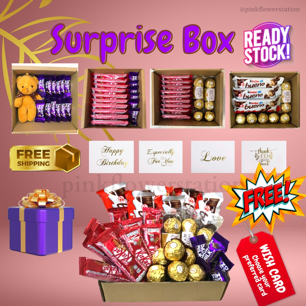 Surprise Chocolate Gift Box / Coklat / Women / Men / Ferrero Rocher ...