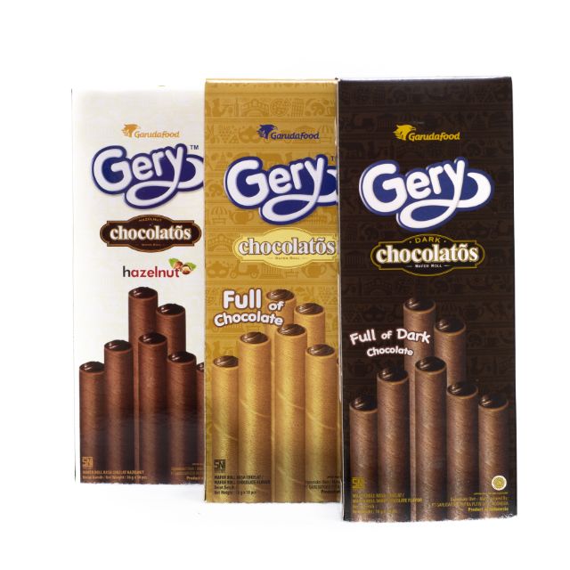 Gery Chocolatos Wafer Stick (10pcs) D.choc/Choc/Hazelnut | Shopee Malaysia