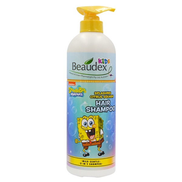 Beaudex Kids Spongebob Squarepants Hair Shampoo - Splashing Citrus ...