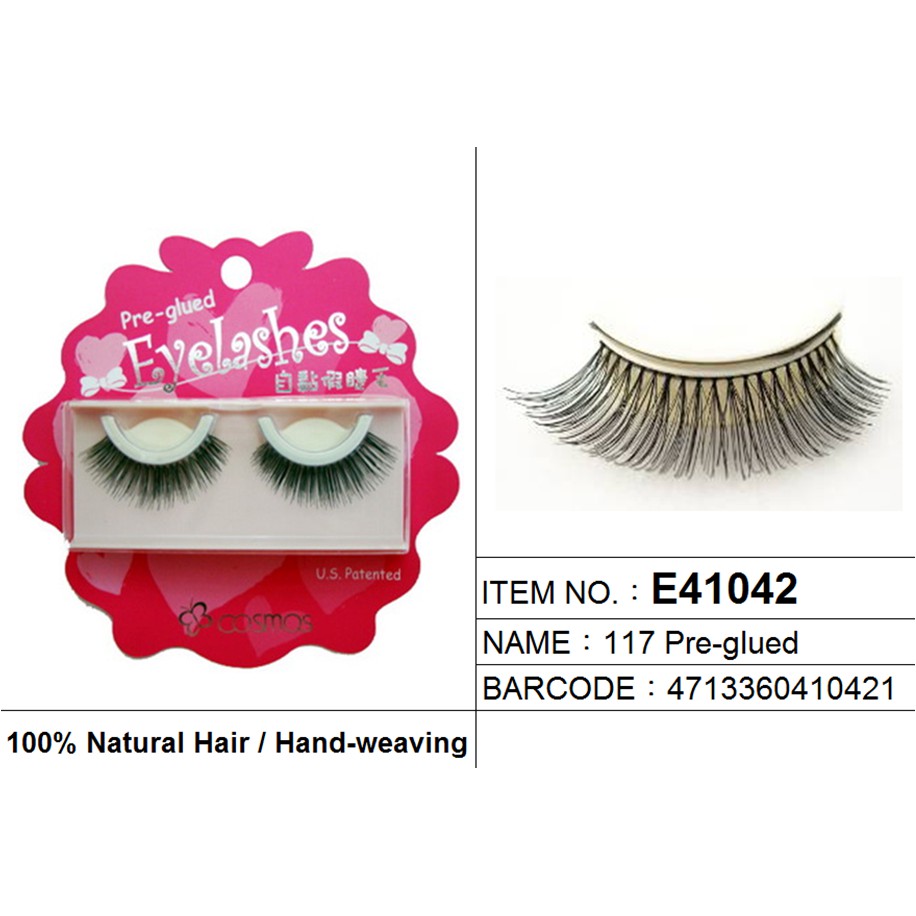 Cosmos~Taiwan Pre-glued false eyelash #117 (Ready Stock) | Shopee Malaysia