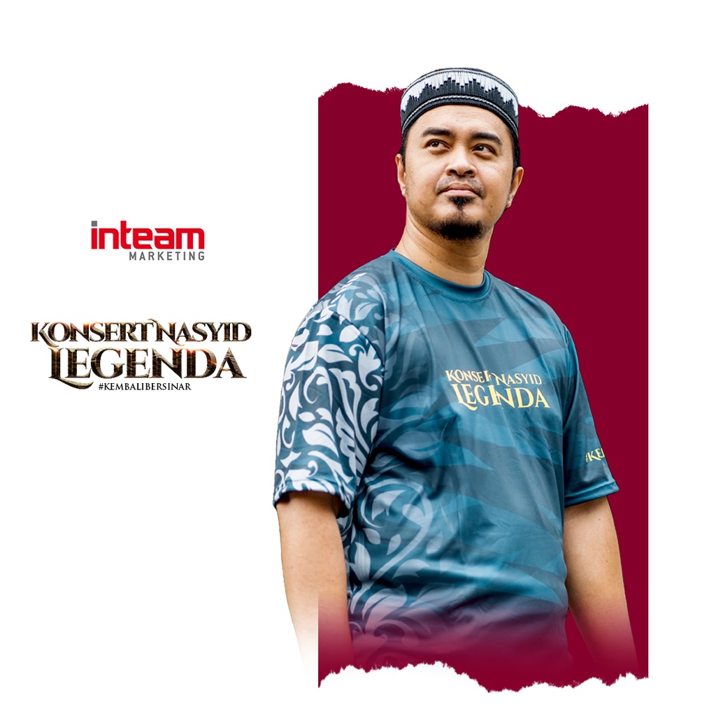 T-SHIRT EKSKLUSIF KONSERT NASYID LEGENDA [LIMITED EDITION] | Shopee ...