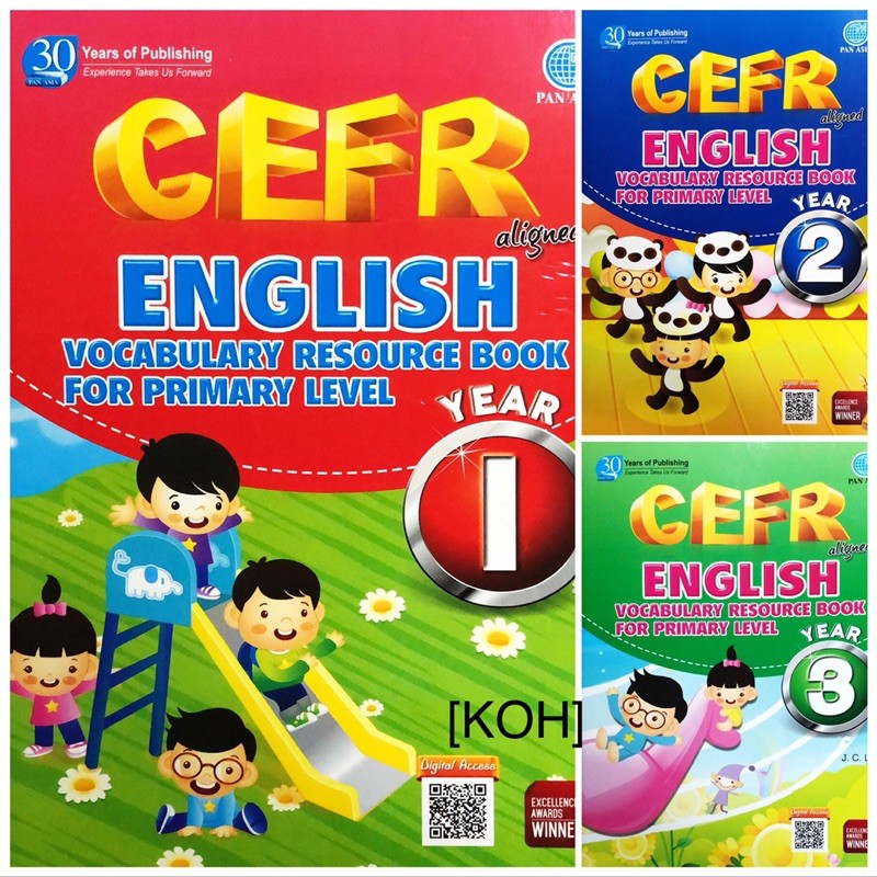 Cefr aligned english vocabulary resource book for primary level | BeeCost