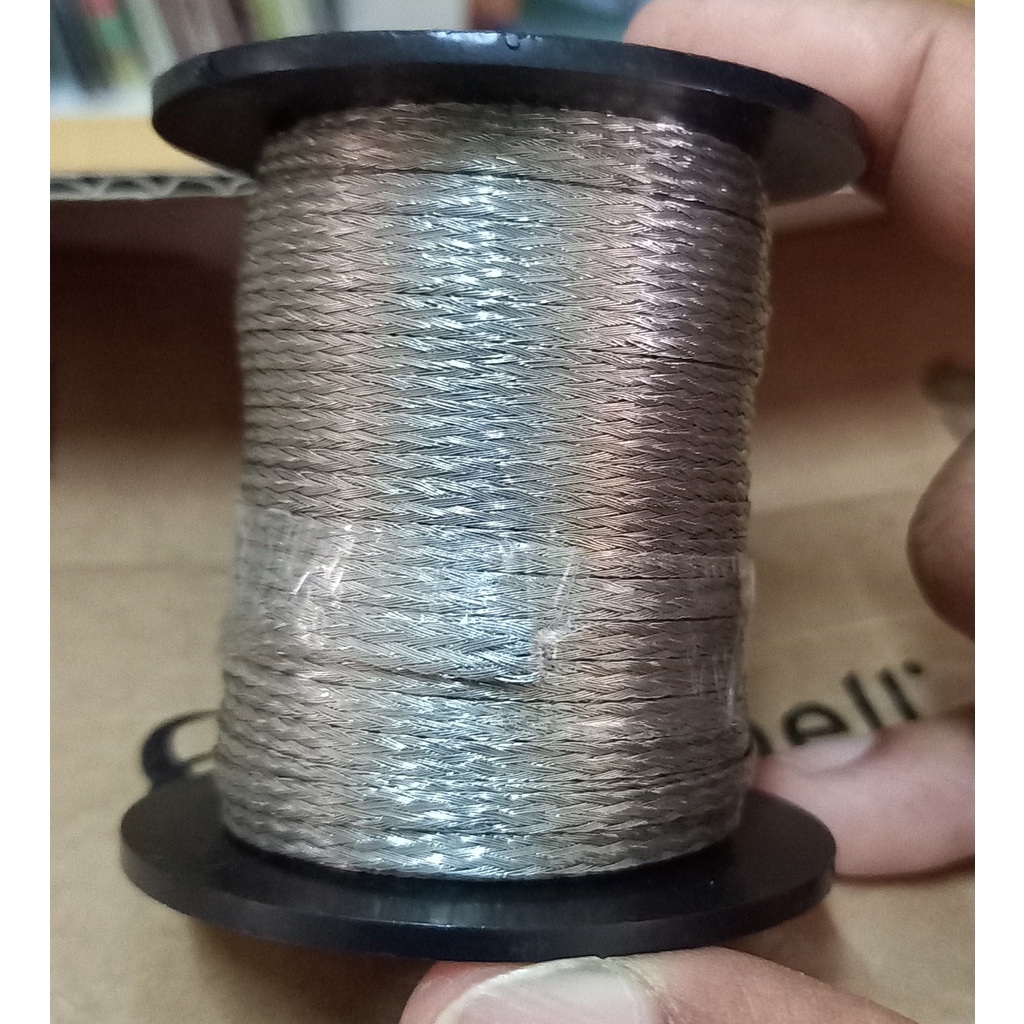 PROMO!! Copper Braided Wire Tin Coated 25m Grounding Cable Kabel ...