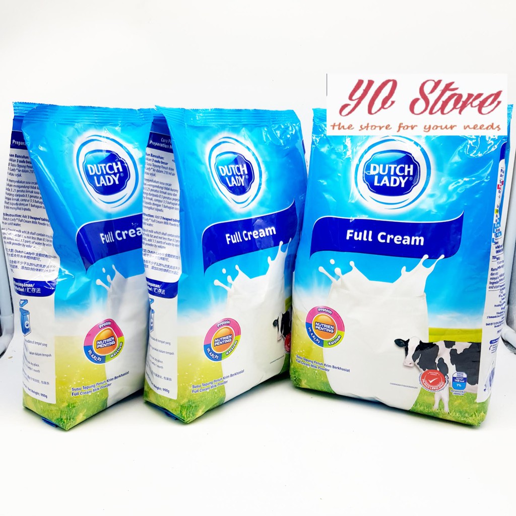 Dutch Lady Full Cream Milk Powder 900gx3 | Shopee Malaysia