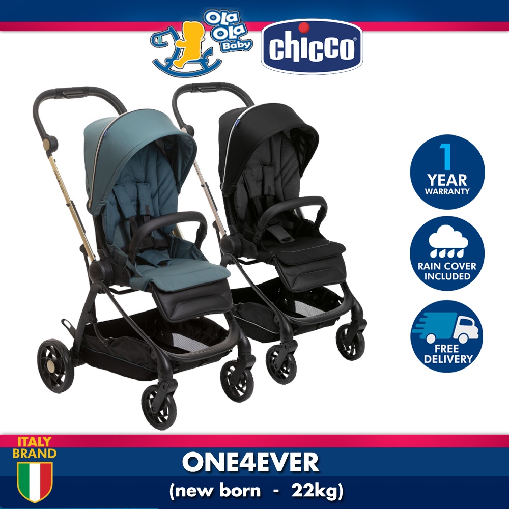 Chicco One4Ever 2 Ways Stroller | Shopee Malaysia
