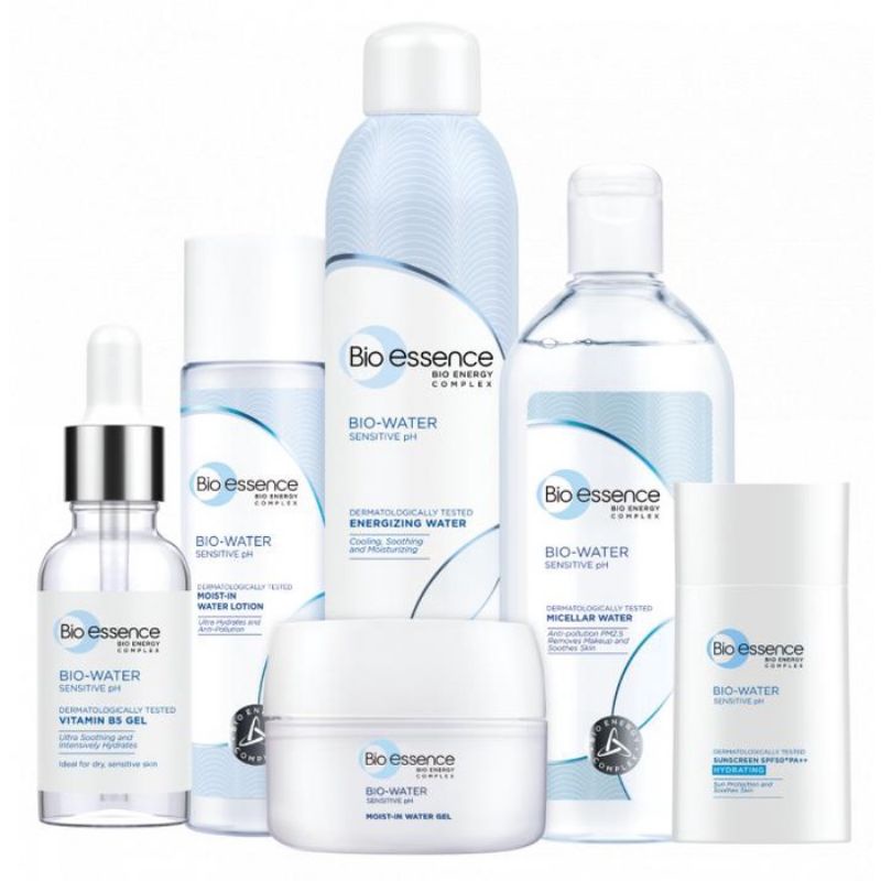 Bio-Essence Bio-Water Skincare (Moisturizer, Serum, Cleanser, Sunscreen ...