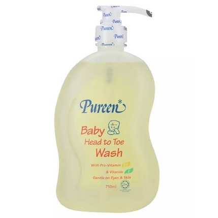 Pureen Baby Head To Toe Wash with Pro-Vitamin B5 & Vitamin E 750ml ...