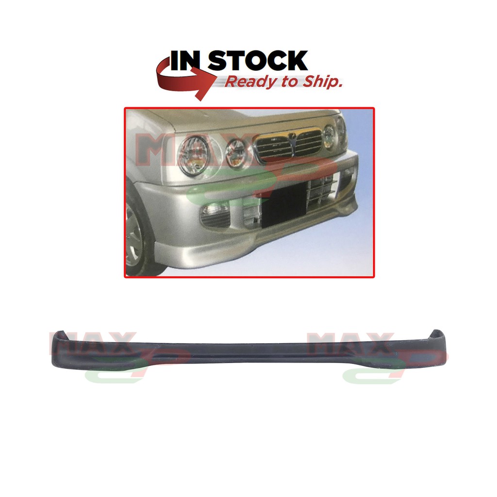 Perodua Kenari Front Skirt Bumper Sporty Style Lower Lip Spoiler ...