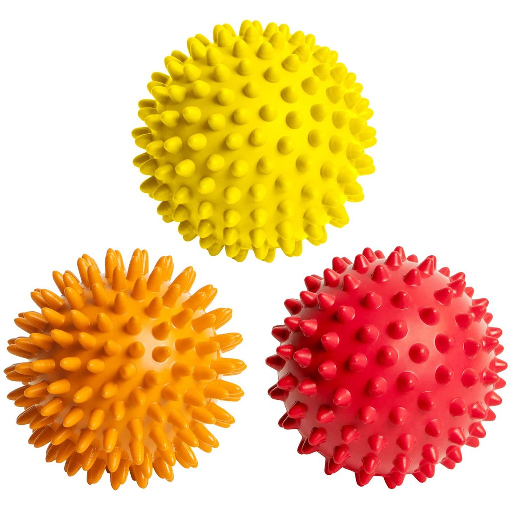 [Free Shipping] 9cm Spiky Massage Balls Foot Back Shoulder - 3 Spikey ...