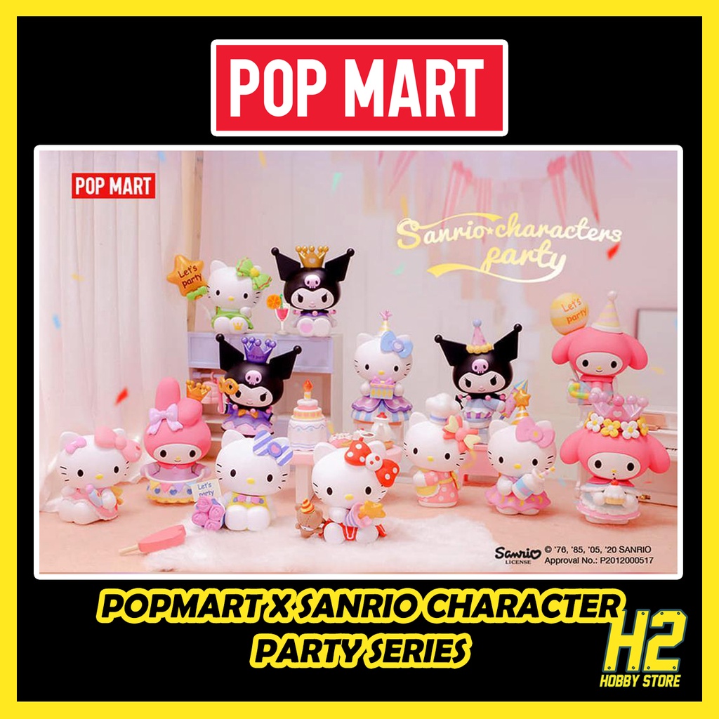 Original POPMART Blind Box - Hello Kitty Sanrio Characters Party Series - | Shopee Malaysia