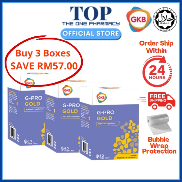 GKB G-Pro Gold Probiotics (60s) | Shopee Malaysia