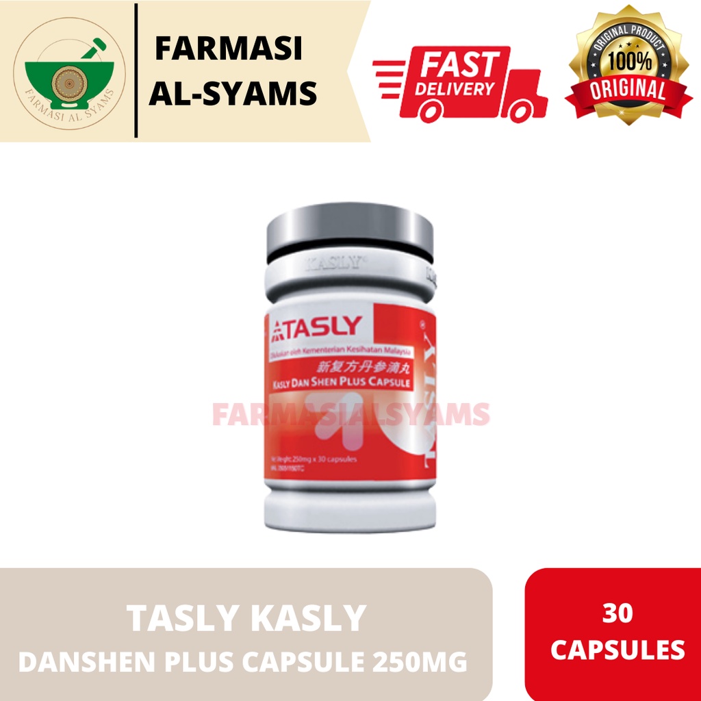 TASLY KASLY DANSHEN PLUS CAPSULE 250MG TO IMPROVE MICROCIRCULATION (30 ...