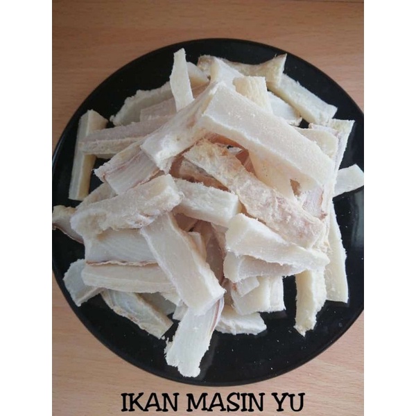 Isi ikan yu masin siap potong dan kering bermutu. | Shopee Malaysia