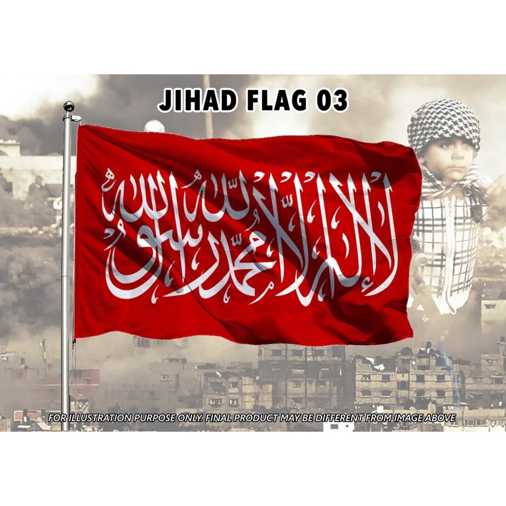BENDERA JIHAD / JIHAD FLAG - ( READYMADE ) | Shopee Malaysia