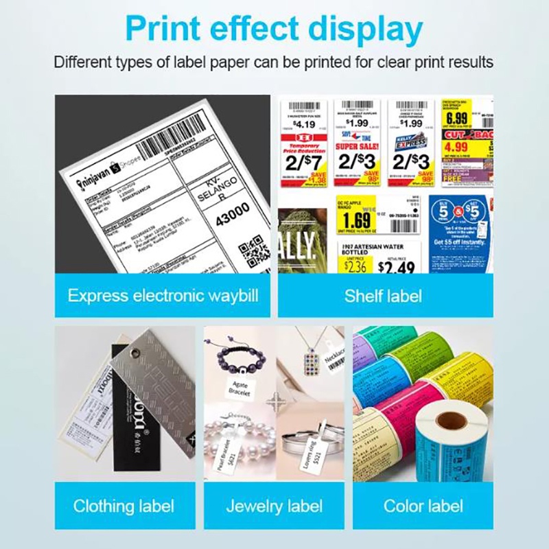 Xprinter Sticker Label Printer A6 Thermal Printer Wireless Waybill ...