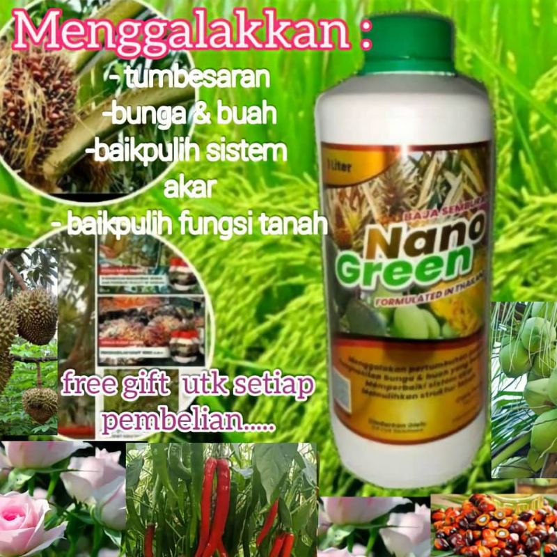 Baja Nano green 1 LITER ( formulasi nano dari Thai ) | Shopee Malaysia