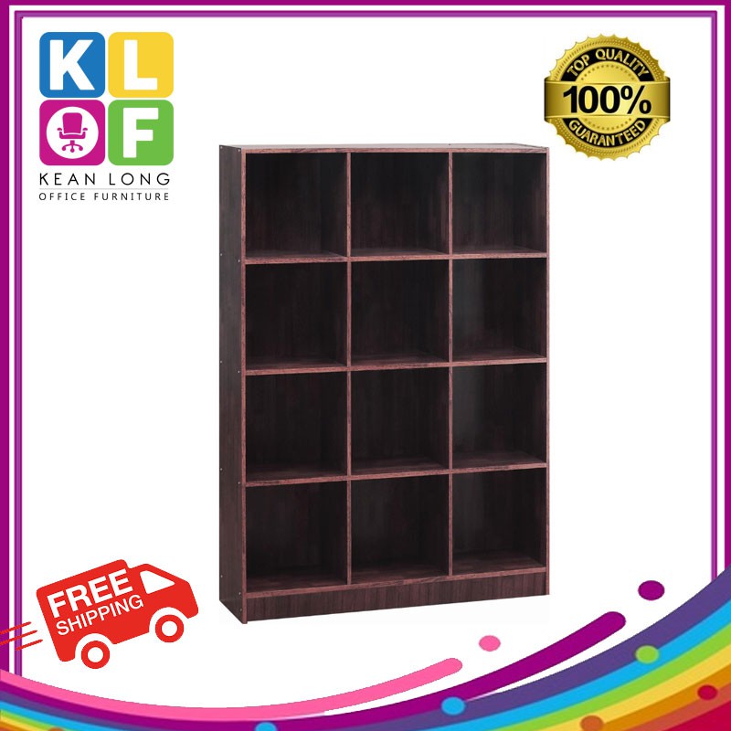 Almari 12 Petak Terbuka/ Almari Fail Terbuka/ Rak Buku/ Multipurpose ...