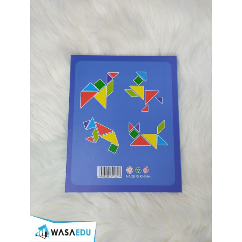 TANGRAM / MAINAN BLOK KAYU / WOODEN BLOCK | Shopee Malaysia