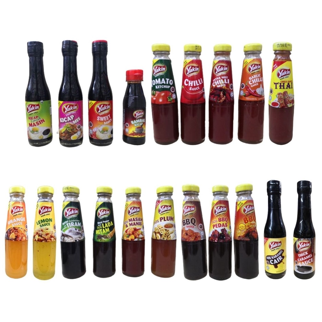 Kicap / Sos Cili / Sos Asia / Sos BBQ By Yakin | Shopee Malaysia