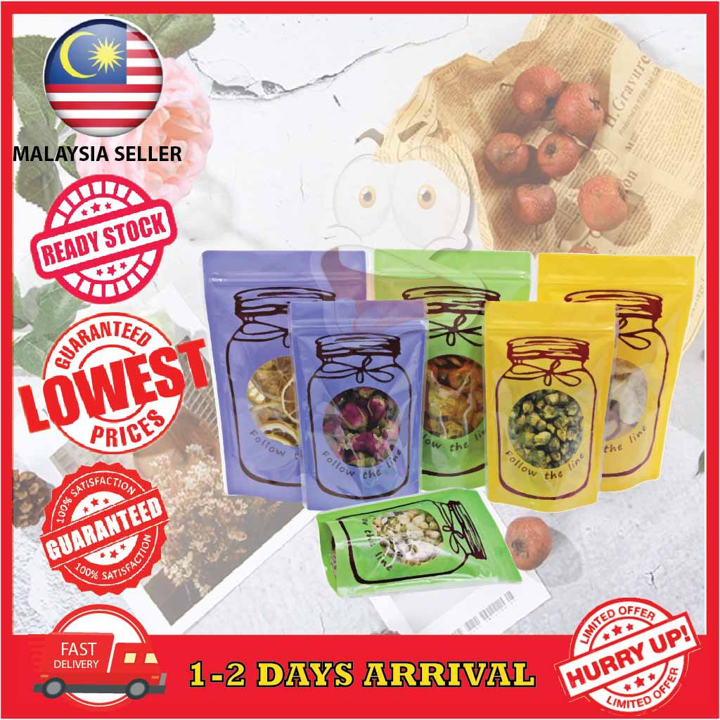 Ziplock Cookies Plastic Bag Beverage Seal Packaging Storage Clear ...