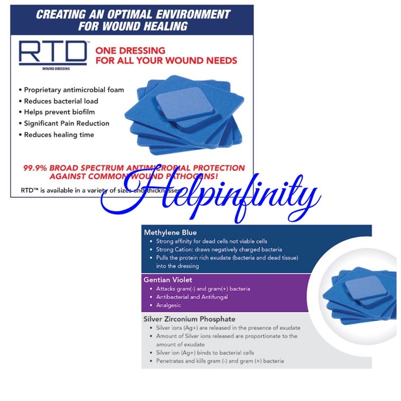 Keneric RTD Wound Dressing 4”x4”x1/4” 1pc | Shopee Malaysia