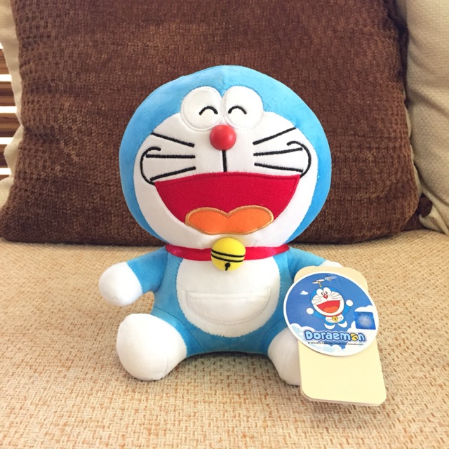 (Ready Stock) Doraemon Toy/Patung 哆啦A梦-公仔-玩偶(20cm++)(蓝-Blue-Big Smile ...