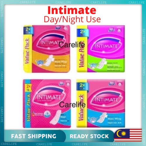 Intimate Sanitary Pad Day Use / Night Use Maxi / Slim / Maxi Wing ...