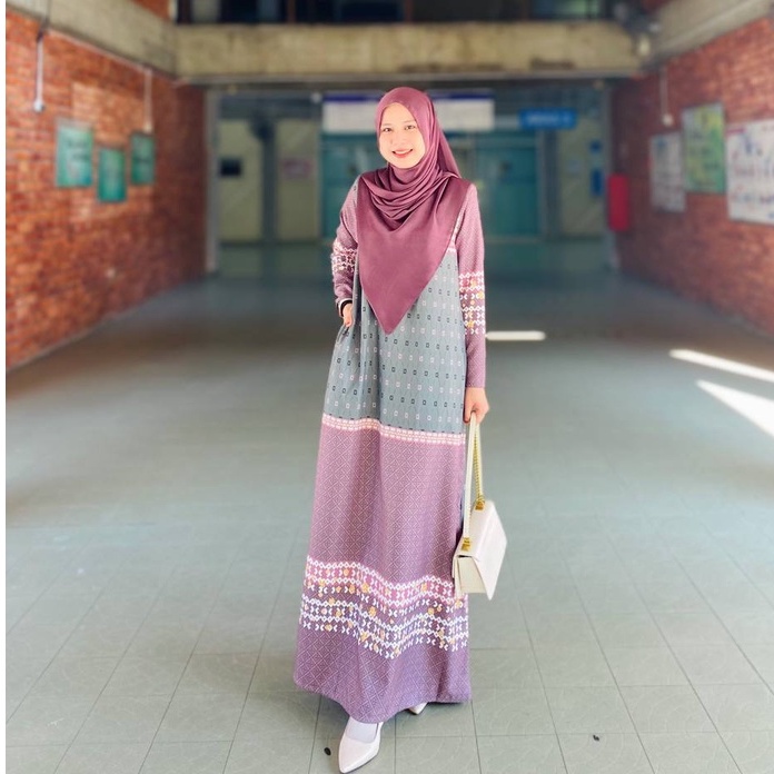 BUY 2 RM100 Rayyan Haya' Yulia Jubah Ironless Long Sleeve Comfy ...