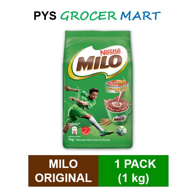 Nestle Milo Activ-Go Powder Softpack (1kg) | Shopee Malaysia