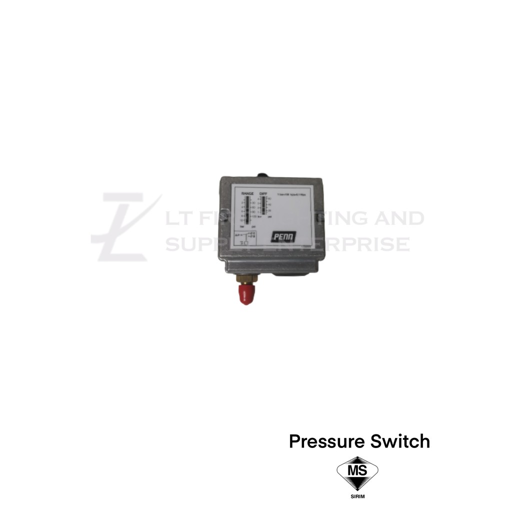 (READY STOK) Johnson Controls PENN P77AAA-9351 Pressure Switch Single ...