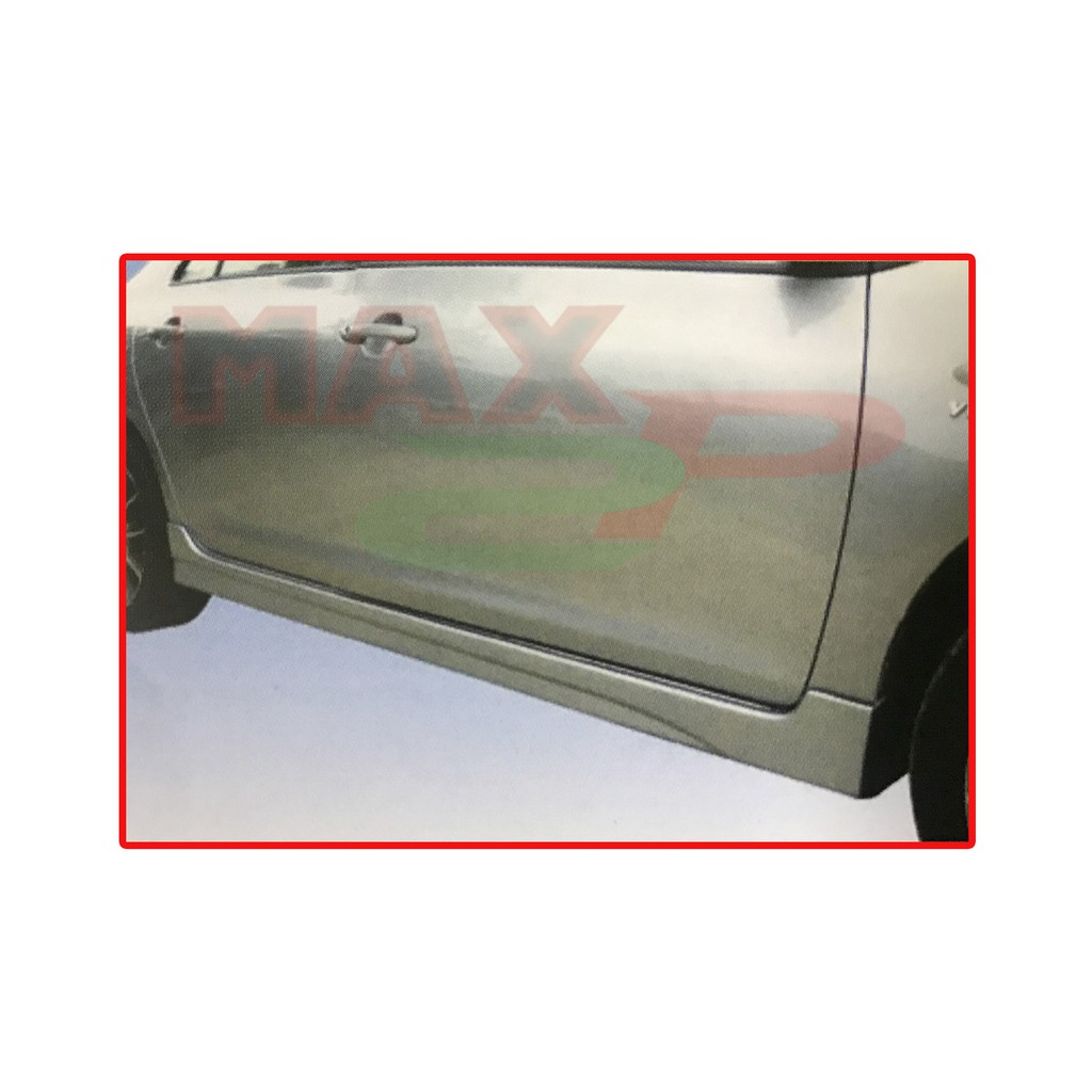 Toyota Vios 2nd Gen (2008) TOM Side Skirt Door Under Lower Spoiler PU ...