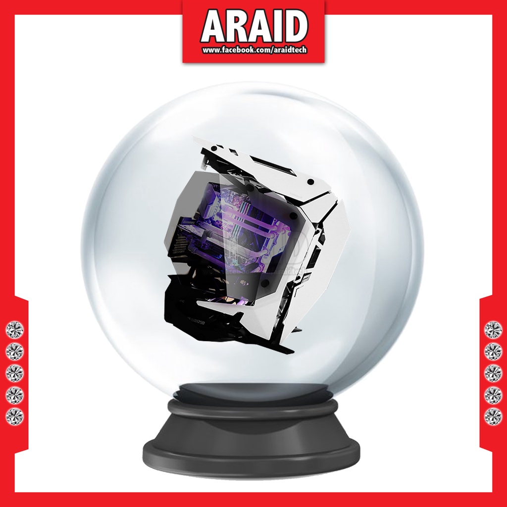 Antec Torque Aluminum ATX Mid Tower Computer Case (Black Red/White ...