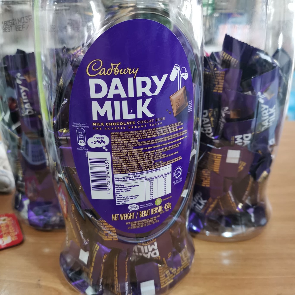 Cadbury Daily Milk Chocolate 100pcs 450g | Shopee Malaysia