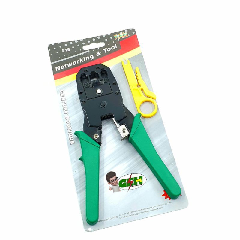 OB-315 Network Crimping Tool For Lan RJ45 Cat 5 Cat-5E Cat-6 RJ11 (FOC ...