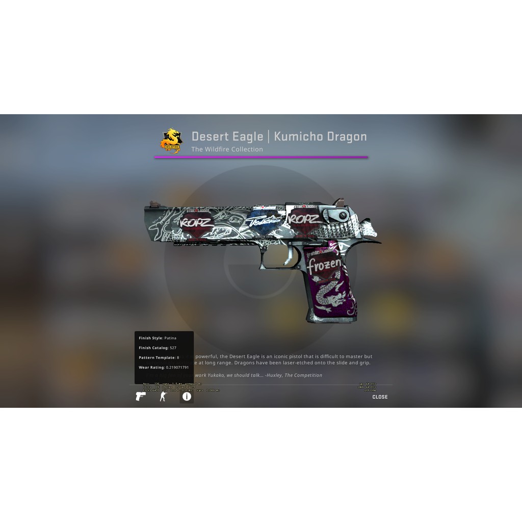 CSGO Skin | Desert Eagle Kumicho Dragon (Field Tested) | Shopee Malaysia