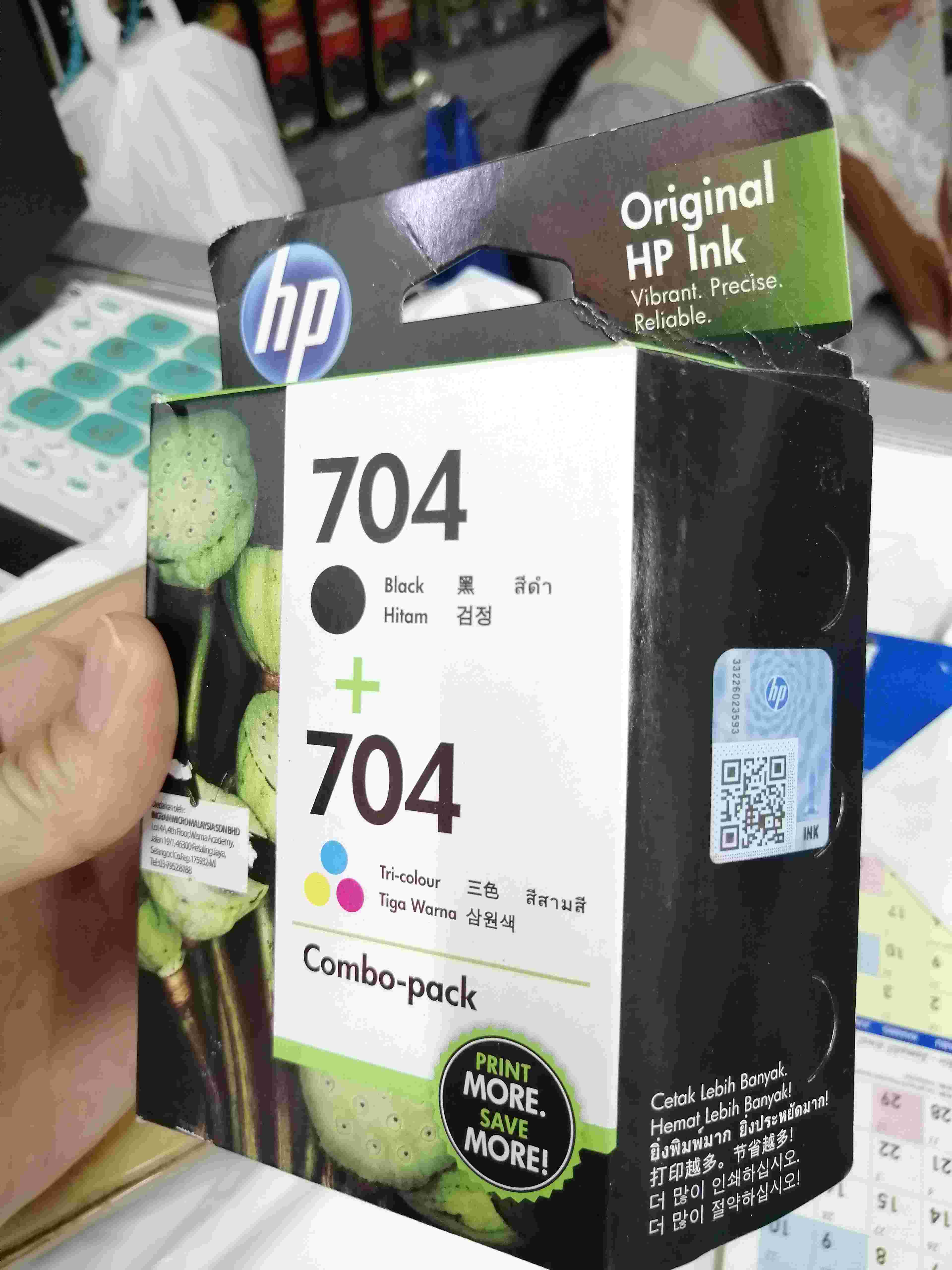HP 704 Combo Pack ink cartridges | Shopee Malaysia