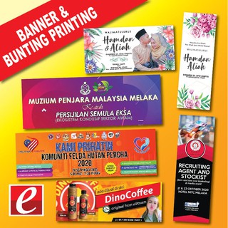 BANNER MELINTANG / KAIN RENTANG (EYELET/POCKET) | Shopee Malaysia