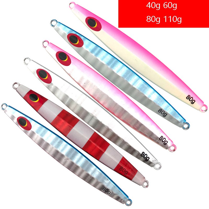 {Ready stock}Vertical Luminous fast Sinking Metal Jig Fishing Lure | Shopee Malaysia