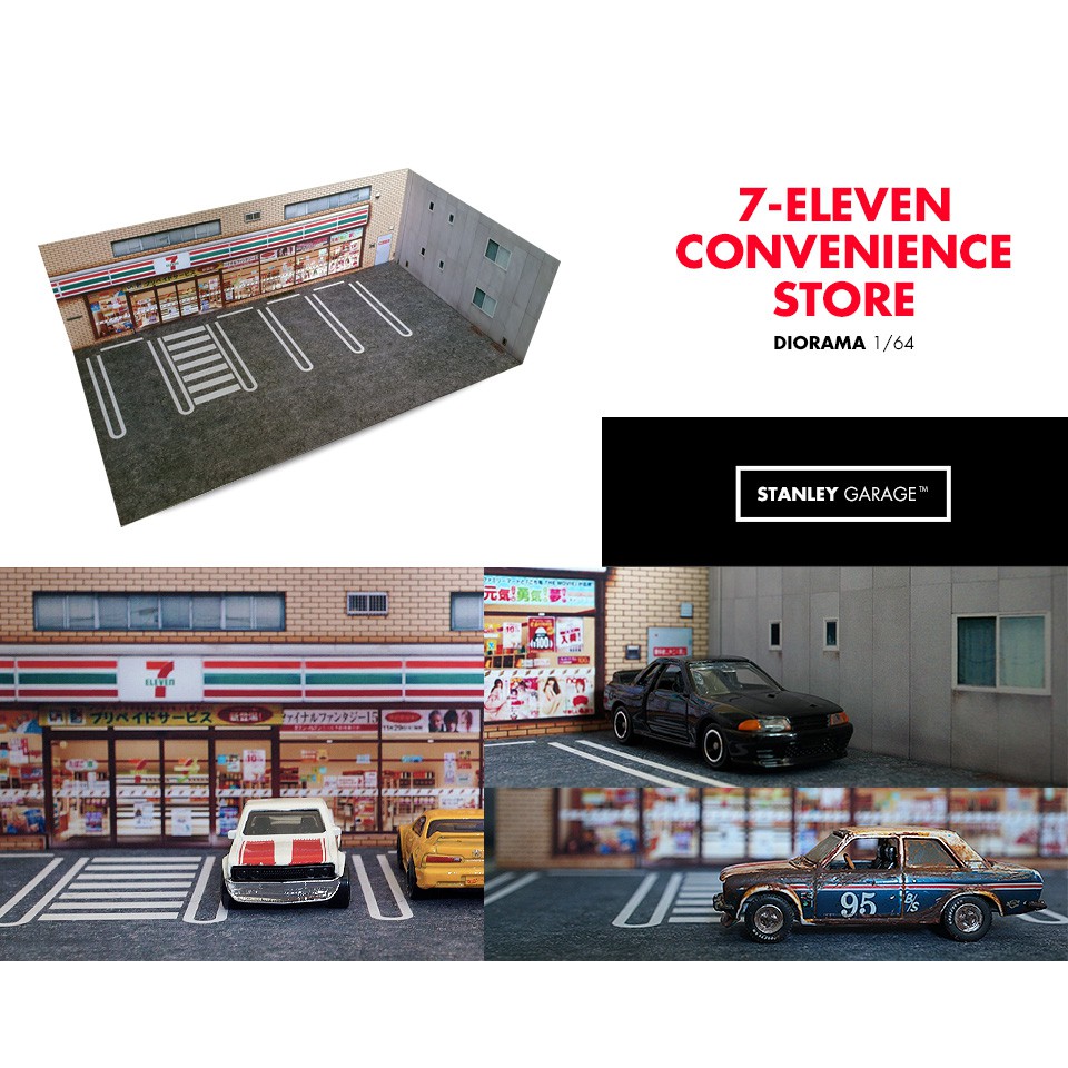 1/64 7-Eleven Convenience Store Diorama | Shopee Malaysia